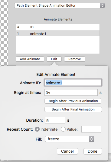 Element Shape Animation Editor – macSVG
