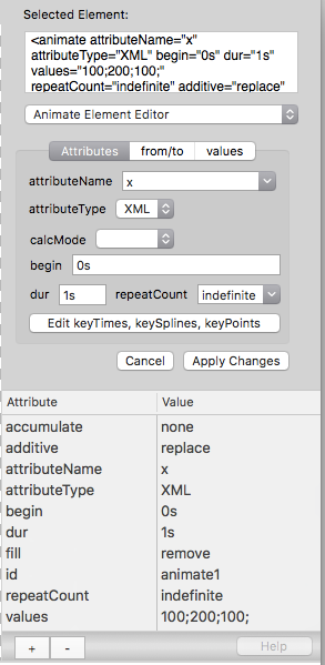 Element Editor – macSVG